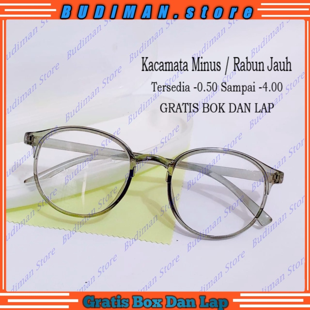 Jual NEW ARRIVAL Kacamata Minus Oval Retro Wanita PRIA Style Korean ...