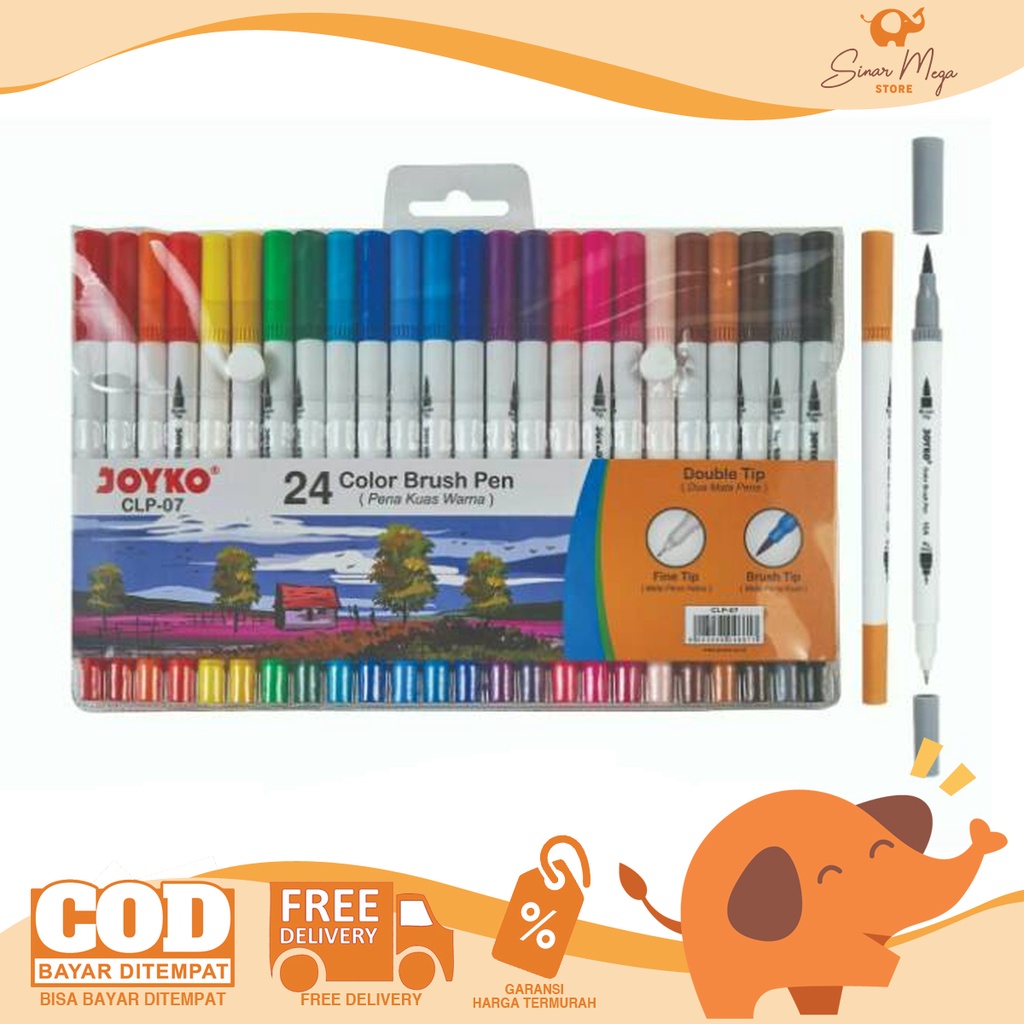 Jual Joyko Color Brush Pen Pena Kuas Warna CLP-07 / Pena Kuas Warna Set ... Jual Joyko Color Brush Pen Pena Kuas Warna CLP-07 / Pena Kuas Warna Set ...