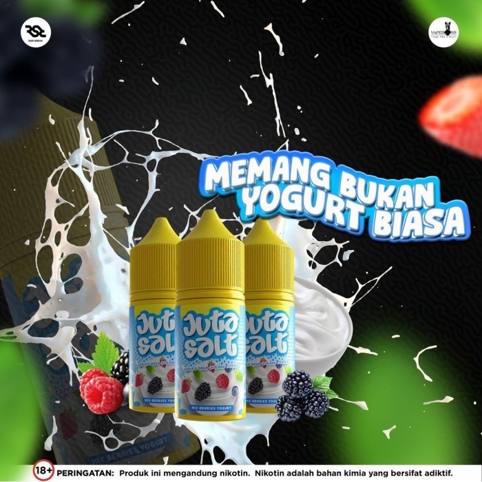 Jual LIQUID SALT JUTA YOGHURT BERRY YOGURT RSR VAPEBOSS | Shopee Indonesia