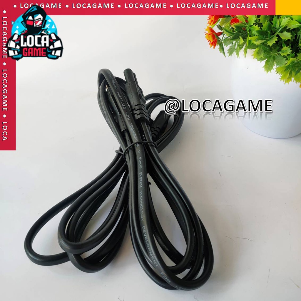 Jual KABEL LISTRIK KABEL AC JEK LISTRIK KABEL ANGKA 8 PS2/PS3/PS4 DLL ...
