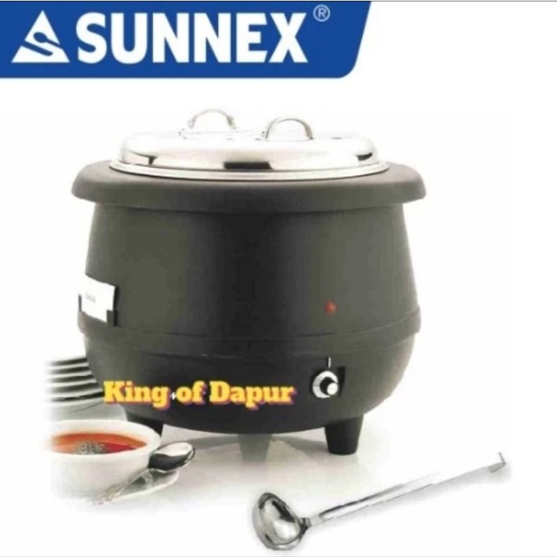 Jual BEST SELLER Soup Warmer Electric SUNNEX 10 Liter | Shopee Indonesia