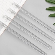 Jual Triangular Prism Clear Ruler Stick 15cm / penggaris | Shopee Indonesia