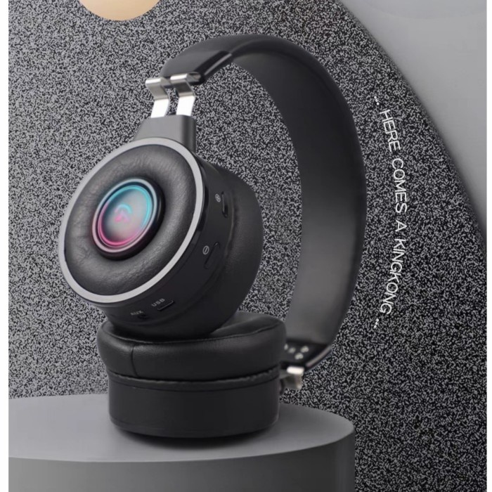 Jual Kingkong Headphone Bluetooth Wireless Gaming Headset Fingertime ...