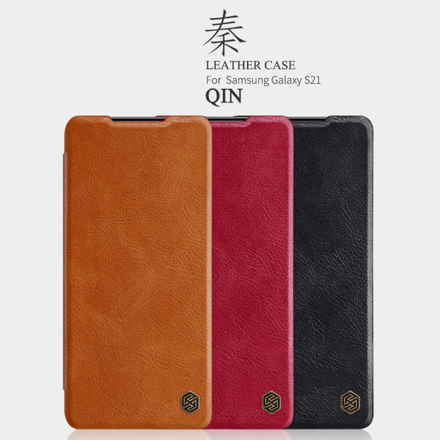 Jual Samsung Galaxy S21 / S21 Plus/S21 Ultra Nillkin Qin Leather Flip ...