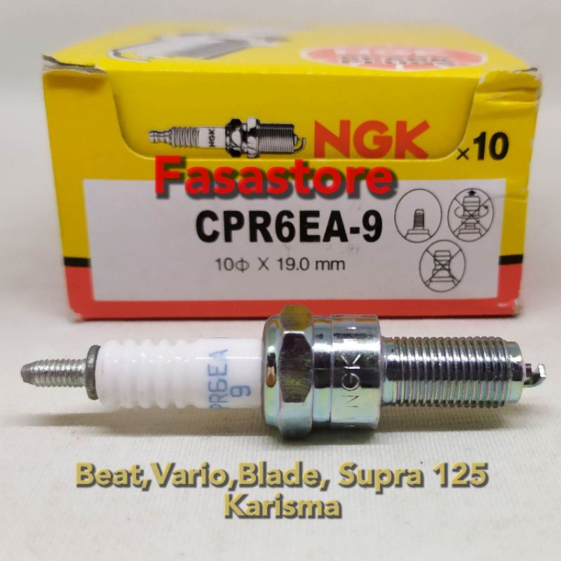 Jual Busi Motor NGK CPR6EA-9 Yamaha Jupiter MX Vixion Honda Supra X 125 ...