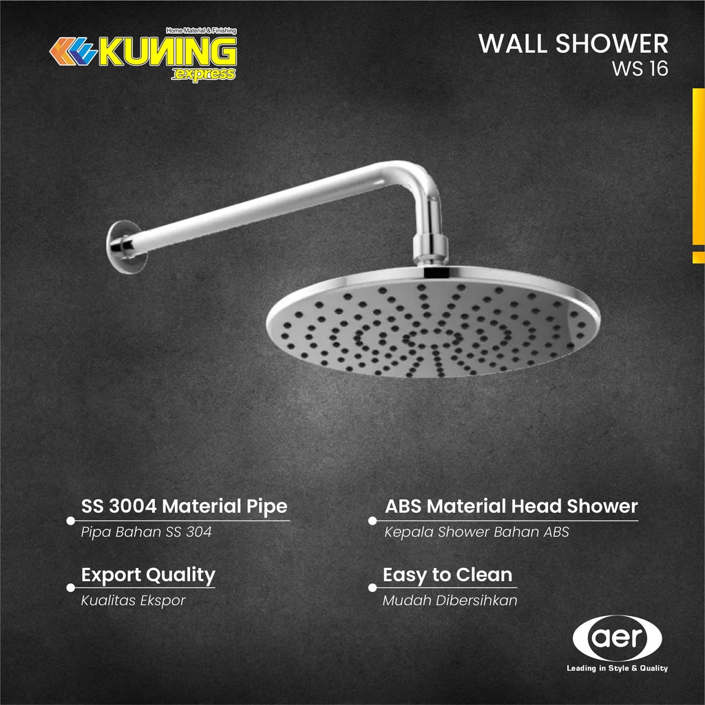 Jual AER Shower Tembok / Wall Shower WS-16 | Shopee Indonesia