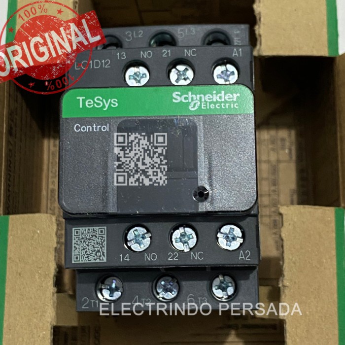 Jual Komponen Listrik Schneider Contactor Lc1D12M7 Original | Shopee ...