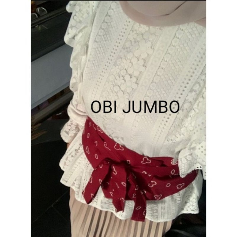 Jual Obi Belt Batik Jumbo / Obi Belt /Obi batik Jumbo / ikat pinggang ...