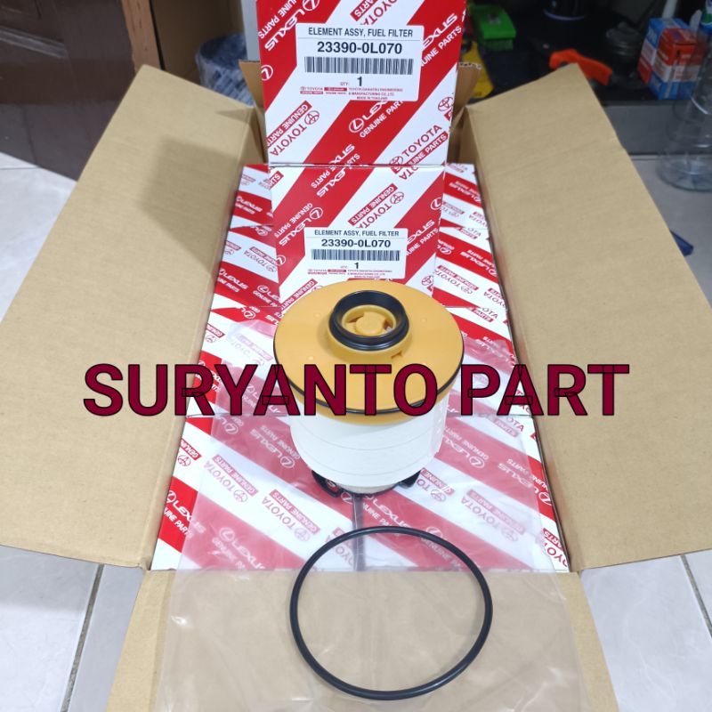 Jual Fuel Filter Solar Element Assy Toyota Innova Reborn Fortuner VRZ ...