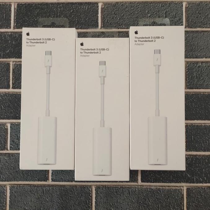 Jual APPLE THUNDERBOLT 3 USB C TO THUNDERBOLT 2 ADAPTER RESMI ORIGINAL | Shopee Indonesia