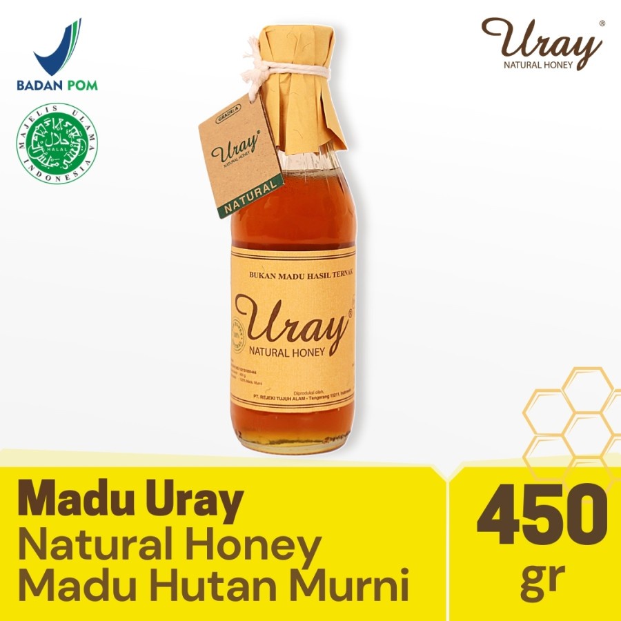 Jual Madu Uray Natural Honey 450gr - Madu Murni - Madu Hutan Asli ...