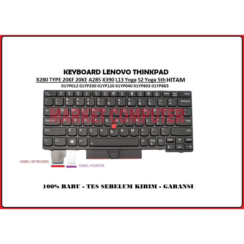 Jual Kibot Keypad Keyboard IBM Lenovo Thinkpad X280 X290 20KF 20KE A285 ...