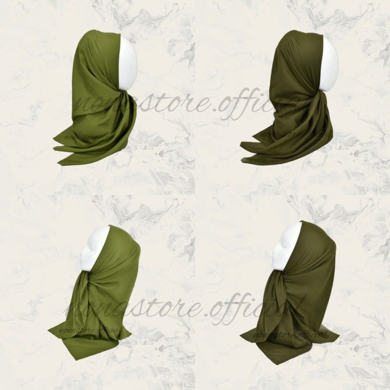 Jual NONA HIJAB VOAL PARIS PREMIUM POLOS SEGIEMPAT BASIC VOAL POLOS LASERCUT LASER CUT SEGI ...