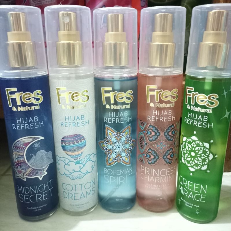Jual Fres & natural hijab refresh 100ml / Fres hijab parfum 100ml ...