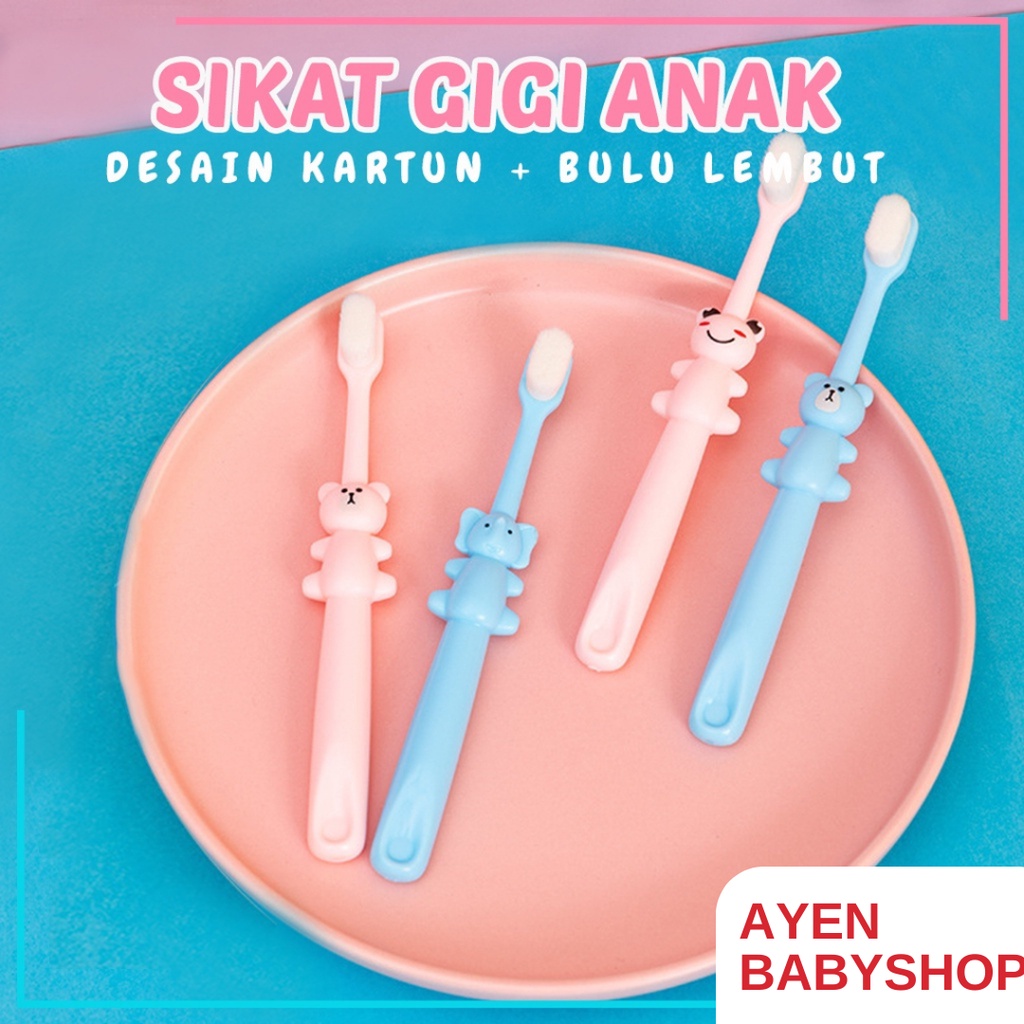 Jual SIKAT GIGI BAYI ANAK Baby Training Toothbrush Karakter Silicon ...
