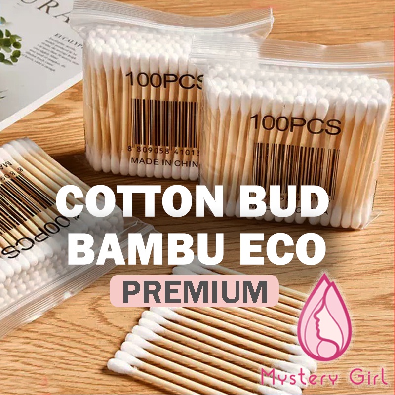 Jual Mysterygirl - Cotton Bud 100 pcs Cutton Buds Swab Selection ...