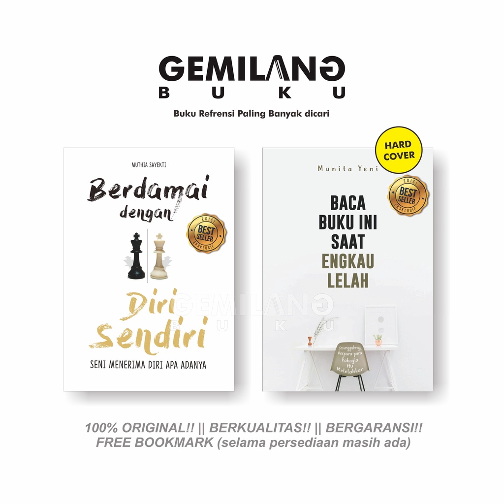 Jual Buku Berdamai Dengan Diri Sendiri & Baca Buku ini Saat Engkau Lelah (Hard Cover) | Shopee ...