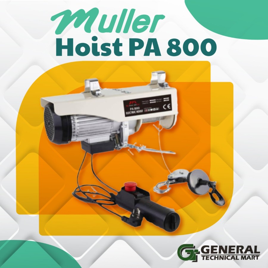 Jual Mini electric hoist PA 800 Muller Germany takel listrik 800kg ...