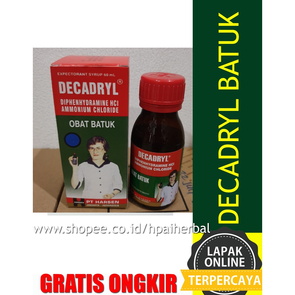 Jual Decadryl Sirup 60 ml - Obat Batuk Pilek Asma | Shopee Indonesia