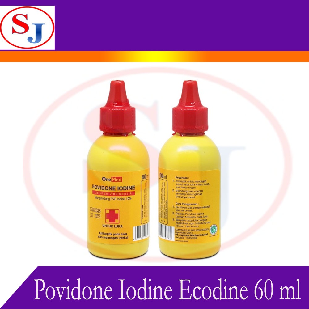 Jual Povidone Iodine Ecodine 60 ml / Povidon Iodin Ecodin 60ml | Shopee ...