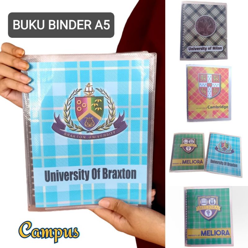 Jual Binder A5 Campus Map - Buku Note Book Kuliah Kampus 20 Ring ...