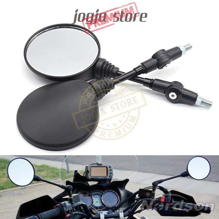 Jual Kaca Spion Motor Adventure Model Bulat Adjustable /Spion Motor ...
