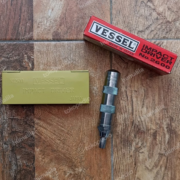 Jual Mudah Obeng Ketok Set Original Japan, Impact Driver Vessel Made In ...