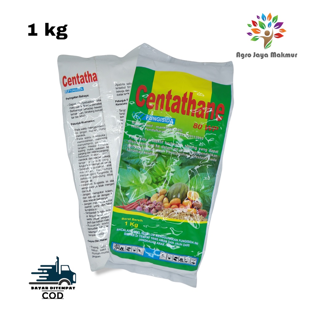 Jual CENTATHANE 80 W 1 KG/MANKOZEB kuning/mancozeb kuning/fungisida ...