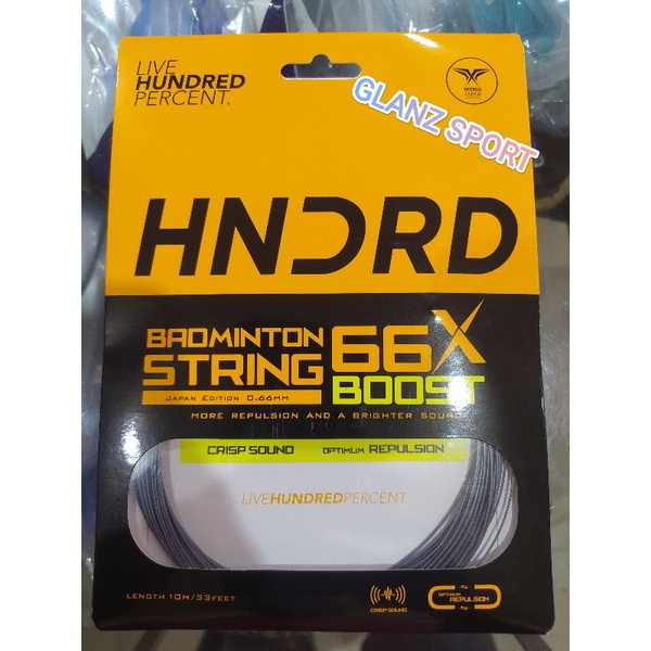 Jual SENAR BADMINTON HUNDRED 66 X 66X BOOST ORIGINAL | Shopee Indonesia