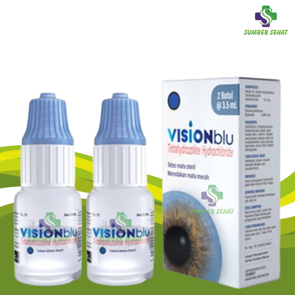 Jual VISION BLU TETES MATA 3.5 ML BOX 2 BOTOL | Shopee Indonesia