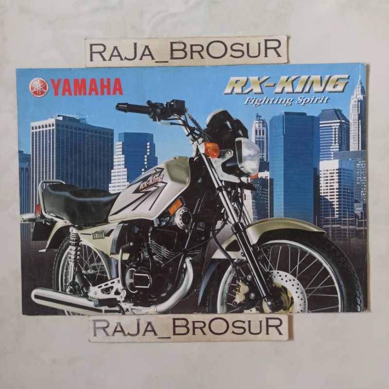 Jual Poster brosur katalog flyer jadul lawas Yamaha RX King Gold 2002 5speed 2tak | Shopee Indonesia