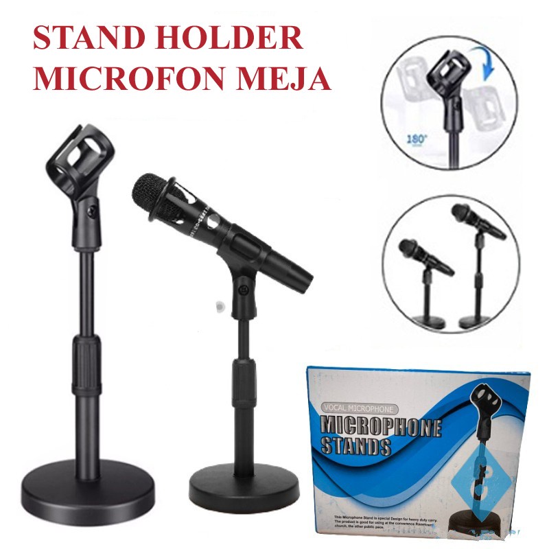 Jual Trend-MICROPHONE STANDS / HOLDER MIC KARAOKE MEJA / STAND MIC MEJA ...