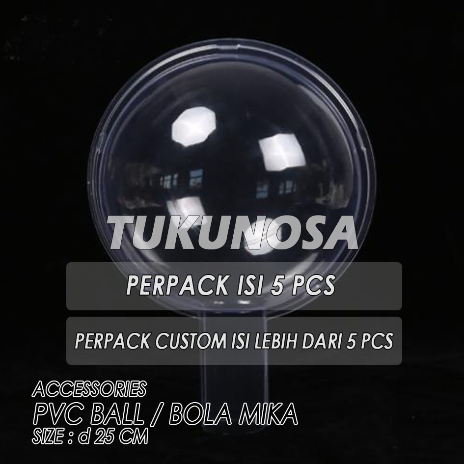 Jual PVC BALL BOLA MIKA 25 CM - PER PACK ISI 5 PCS HARD BALLOON BOUQUET ...