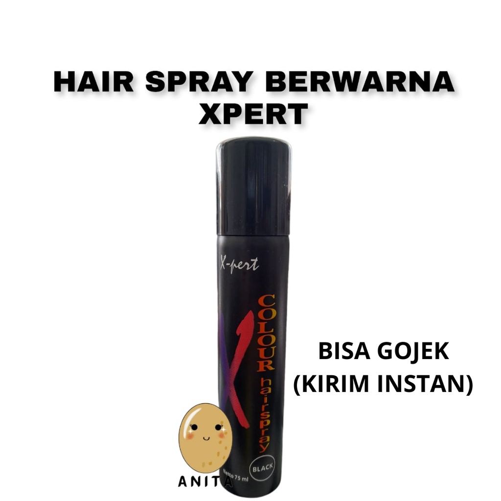 Jual XPERT X PERT HAIR SPRAY COLOUR 75 ML / CAT SEMIR RAMBUT SEMPROT ...