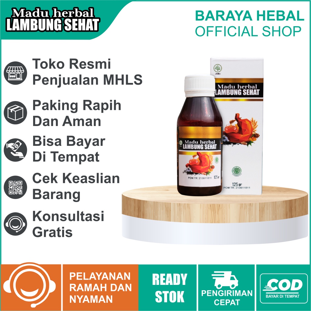 Jual Madu Herbal Lambung Sehat Obat Asam Lambung Naik GERD Dan Maag ...