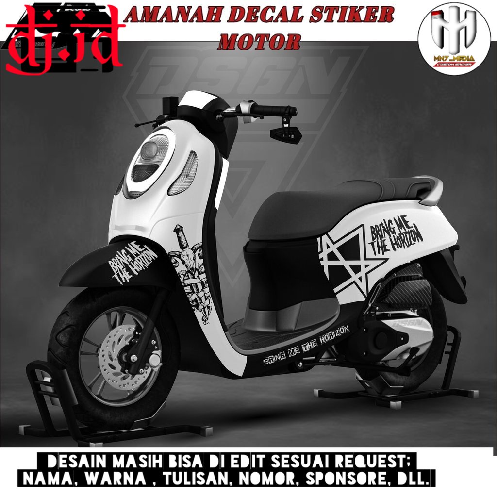 Jual Decal scoopy full body Full Blok Decal Scopy Dekal New Fi 2021 ...