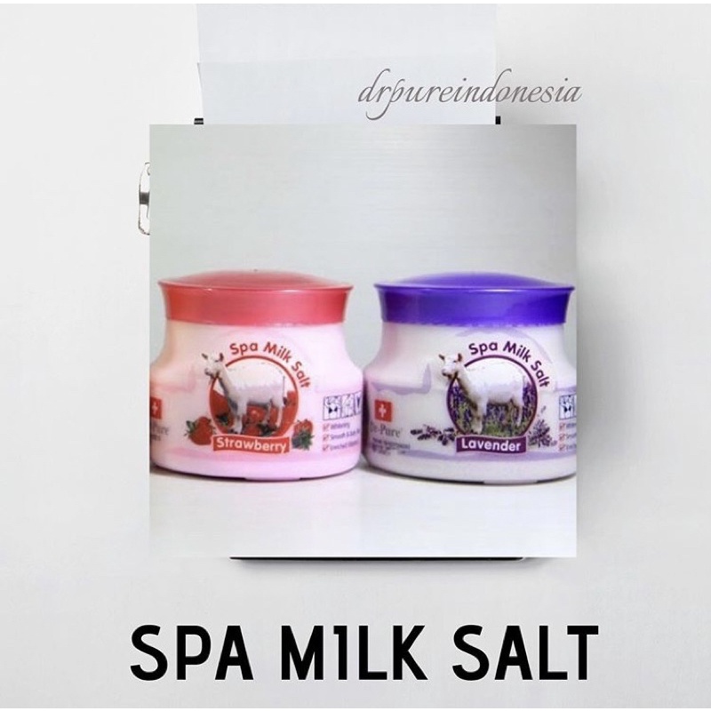 Jual DR PURE SPA MILK SALT 500 GR (LULUR SPA) | Shopee Indonesia