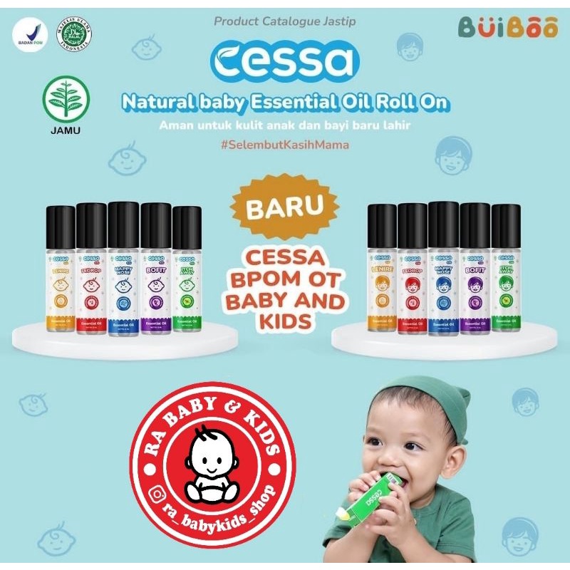 Jual CESSA ESSENTIALS OIL BABY 0-3th dan Kids 3th+ cough and flu, fever ...