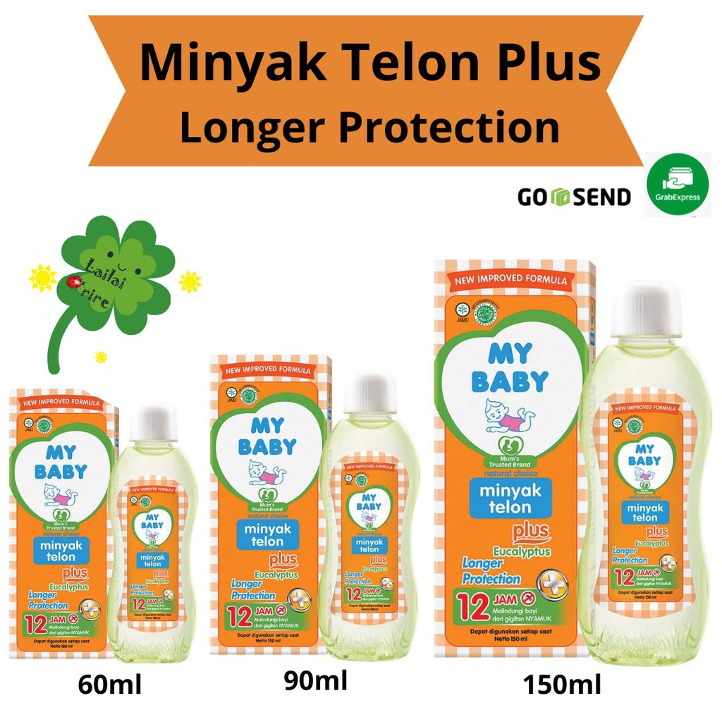 Jual MY BABY Minyak Telon Plus Longer Protection 90ml 90 ml 60ml 60 ml ...
