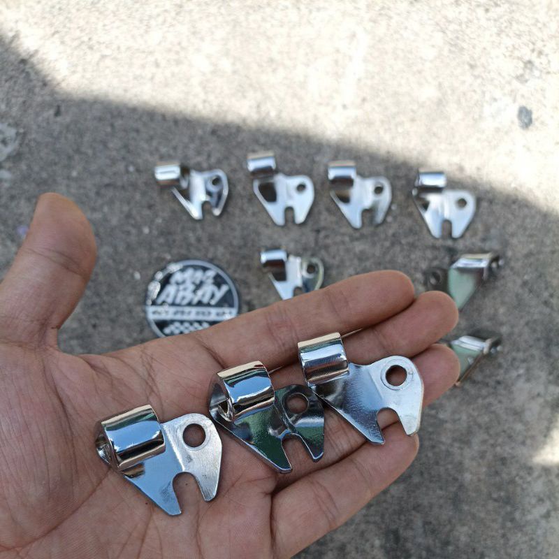 Jual PLAT BREKET KABEL KOPLING MEGAPRO TIGER ORIGINAL CHROME | Shopee ...