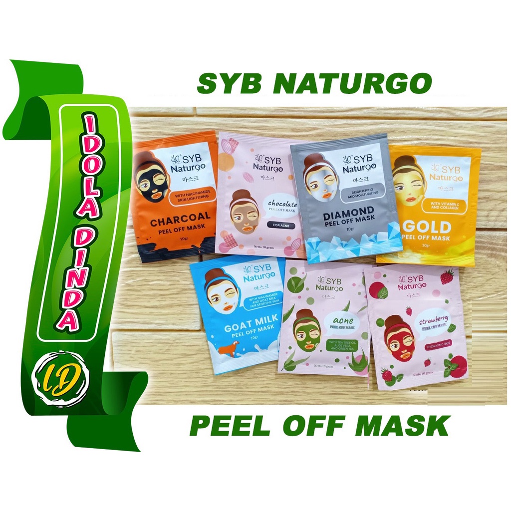 Jual ECERAN [ SACHET ]- SYB MASKER NATURGO PEEL OFF MASK - BEBAS PILIH ...