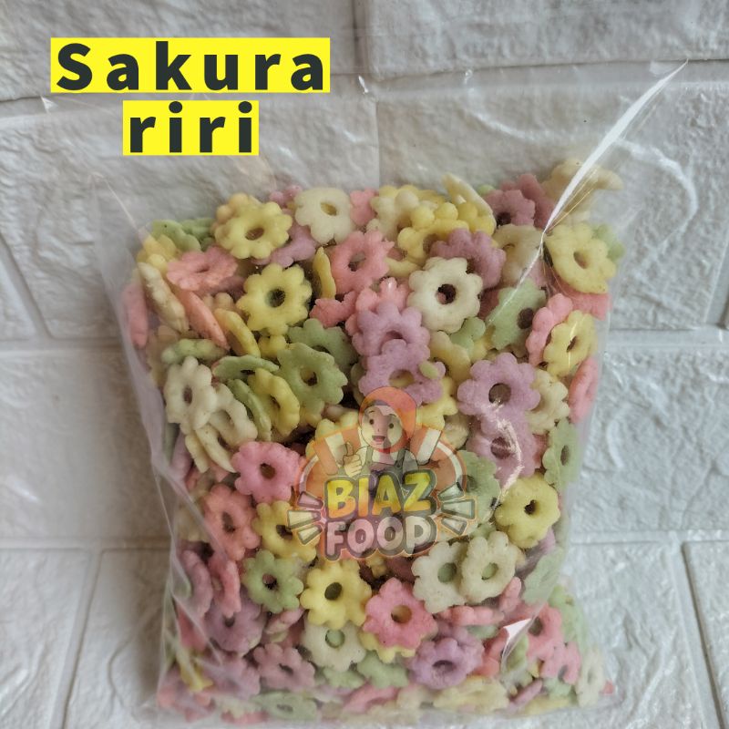 Jual kemasan 1kg sakura Riri / snack sakura Ajisan / Snack kiloan ...