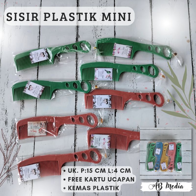 Jual Souvenir sisir plastik mini / souvenir wedding / cinderamata nikah ...