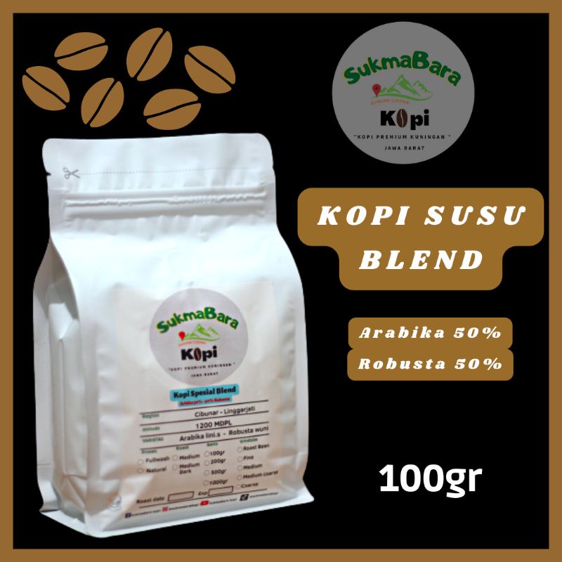 Jual Kopi Blend Java Preanger Gunung Ciremai 100gr - Arabika 50% - 50% ...