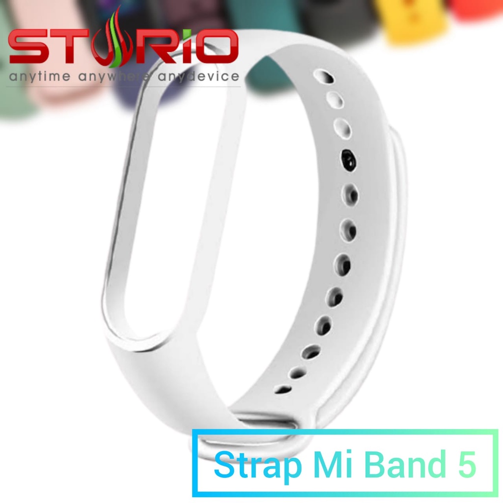Jual ORI Strap Smartwatch Tali Jam Brecelet Smart Watch Xiomi MiBand Mi Band 5 / 6 / 7 / M5 / M6 ...