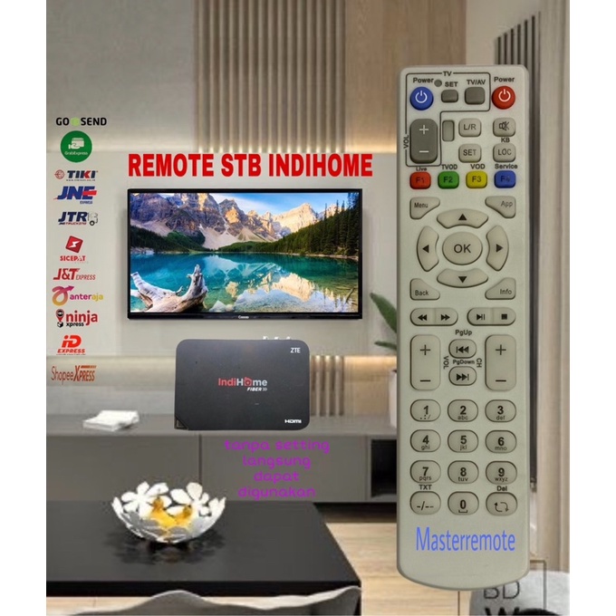Jual REMOT REMOTE STB STB USEE TV SPEEDY TV ZTE ZXV10 B860H (PUTIH ...