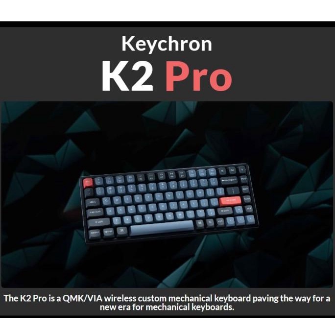 Jual Keychron K2 Pro QMK/VIA Fully Assembled Wireless Mechanical ...