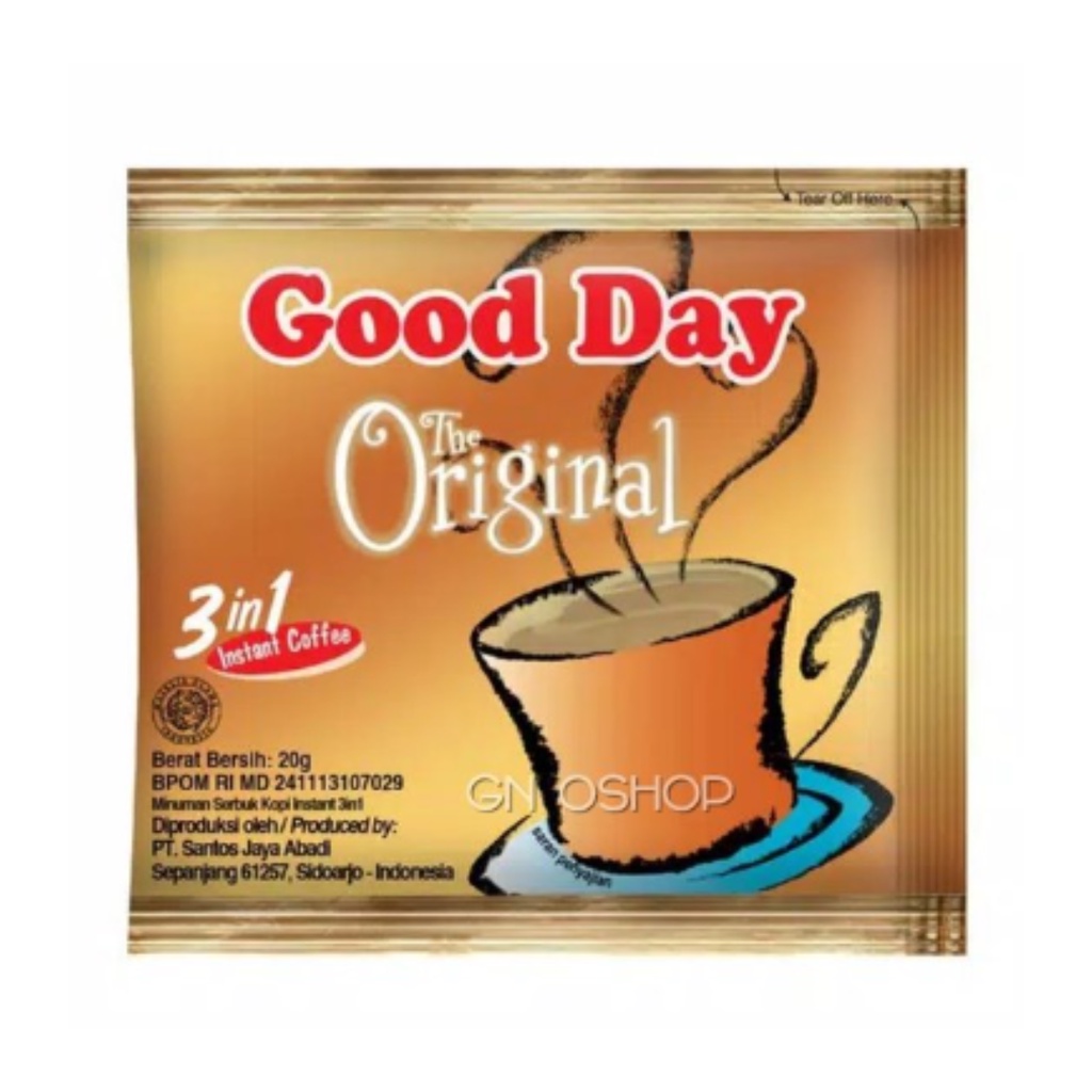 Jual KOPI GOOD DAY ALL VARIAN | GOOD DAY SACHET 1 RENCENG ISI 10 PCS ...