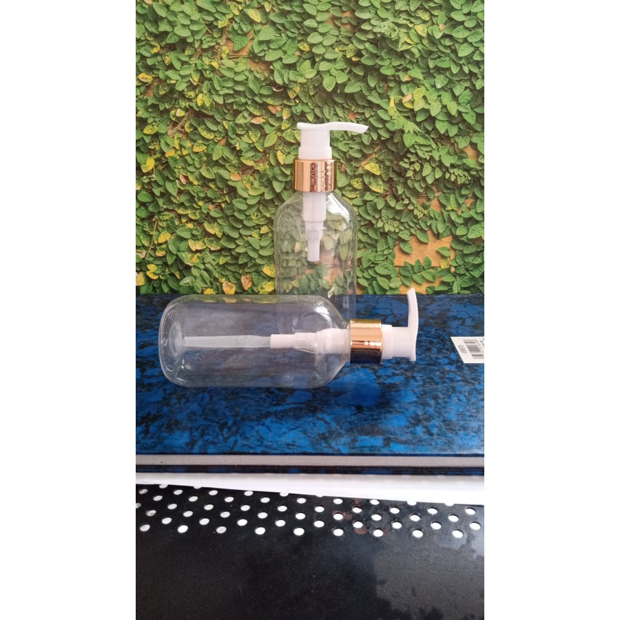 Jual KEMASAN SABUN CAIR MODEL SBR 250ML PUMPLOTION GOLD BODY NATURAL ...