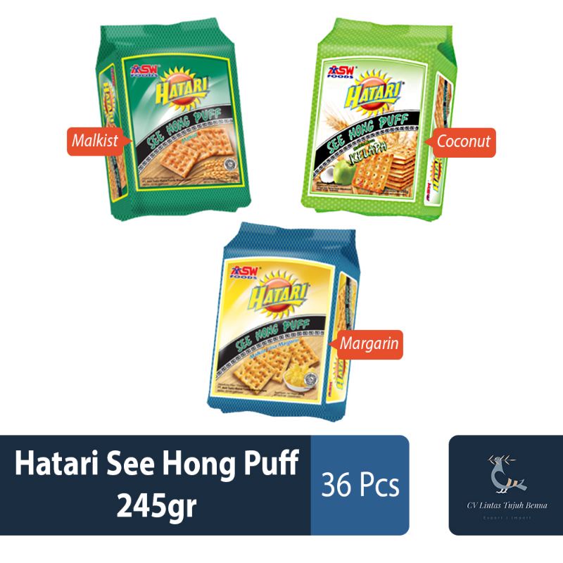Jual Biskuit Hatari See Hong Puff 245g | Shopee Indonesia